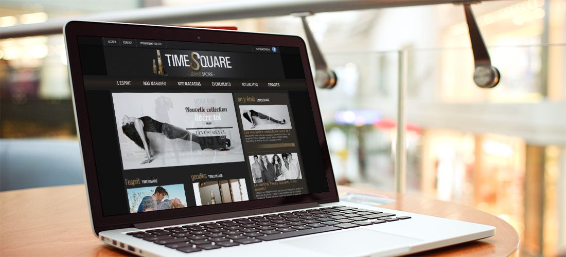 Times-Square - Jeans Square - Webiliz, agence web à Angoulême